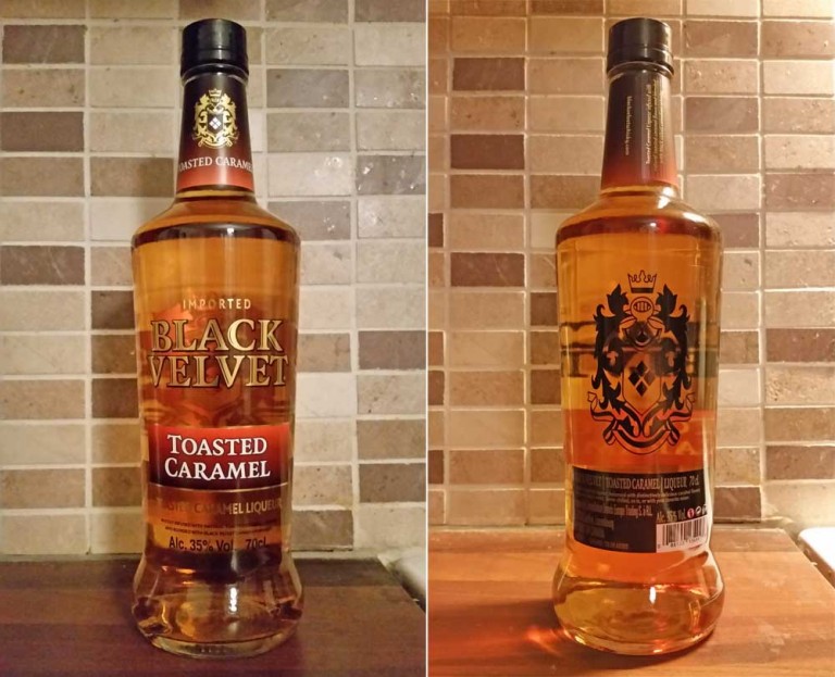 Black Velvet Toasted Caramel Whisky Liqueur review - WhiskyRant