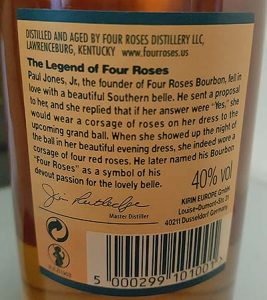 Four Roses Kentucky Straight Bourbon Whiskey review
